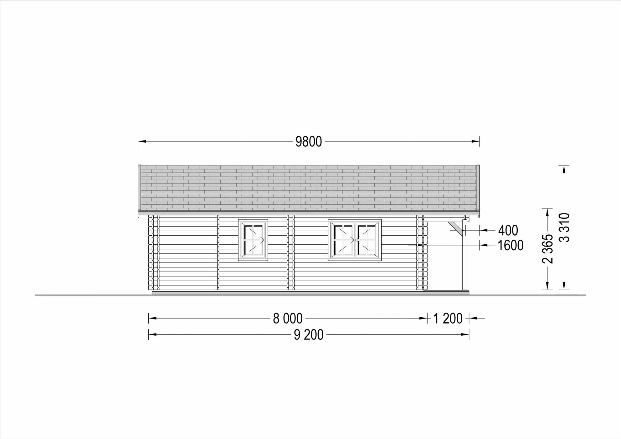 Casa de Madera RIVER - 120 m² Clásica y Acogedora – CASAS DE MADERA ...